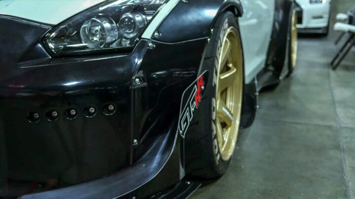 Rocket Bunny Full Wide Body Aero Kit with Wing for 2009-16 Nissan GT-R ...