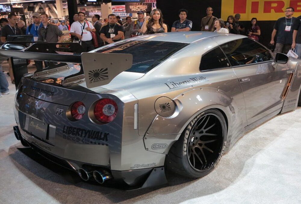 Liberty Walk LB-WORKS Type-I Ver.1 Rear Wing for R35 Nissan GT-R - GT ...
